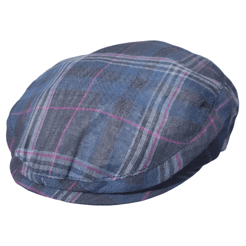 Zé do Chapéu | Boina Maculina Italiana Classic Xadrez Chumbo, Rosa ...